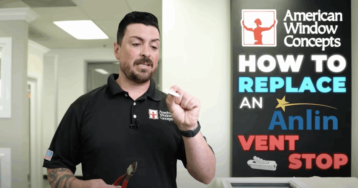 How to EASILY Replace Your Old Window Vents Stops (Anlin Windows ...